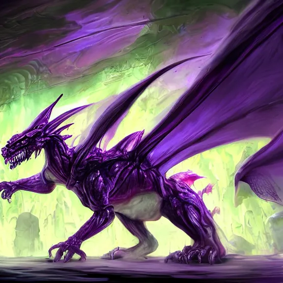 inside a cavernous stomach, the walls purple and | Stable Diffusion ...