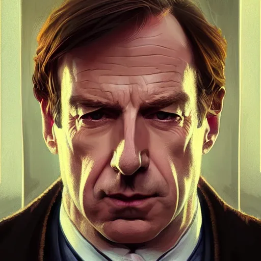 symmetry!! intense portrait of saul goodman, | Stable Diffusion | OpenArt