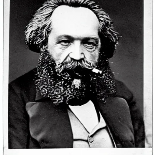 realistic portrait of Karl Marx smoking a bong | Stable Diffusion | OpenArt
