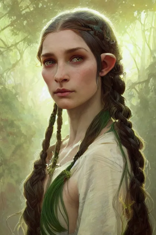 a highly detailed portrait painting of a beautiful | Stable Diffusion ...