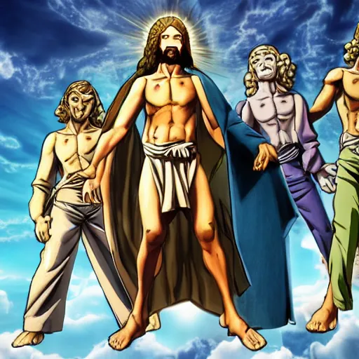 the transfiguration of jesus christ in the style of | Stable Diffusion | OpenArt