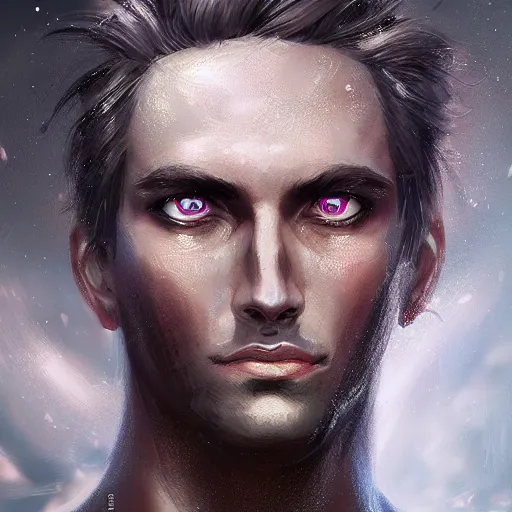 a stunning portrait of a noble male human fantasy | Stable Diffusion