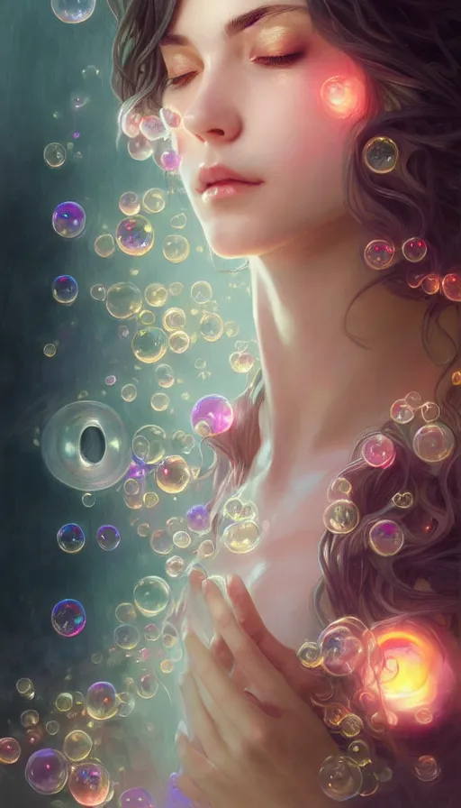 portrait of magical wizard, dreamy and ethereal, Black | Stable ...