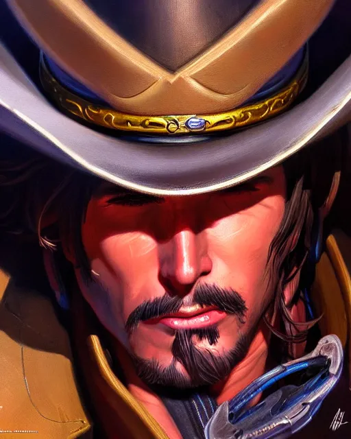 mccree from overwatch, character portrait, portrait, | Stable Diffusion ...