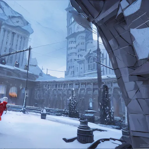 mirror's edge in russia, winter concept art, | Stable Diffusion | OpenArt