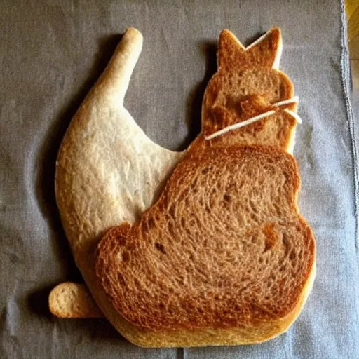 a cat made out of bread | Stable Diffusion | OpenArt