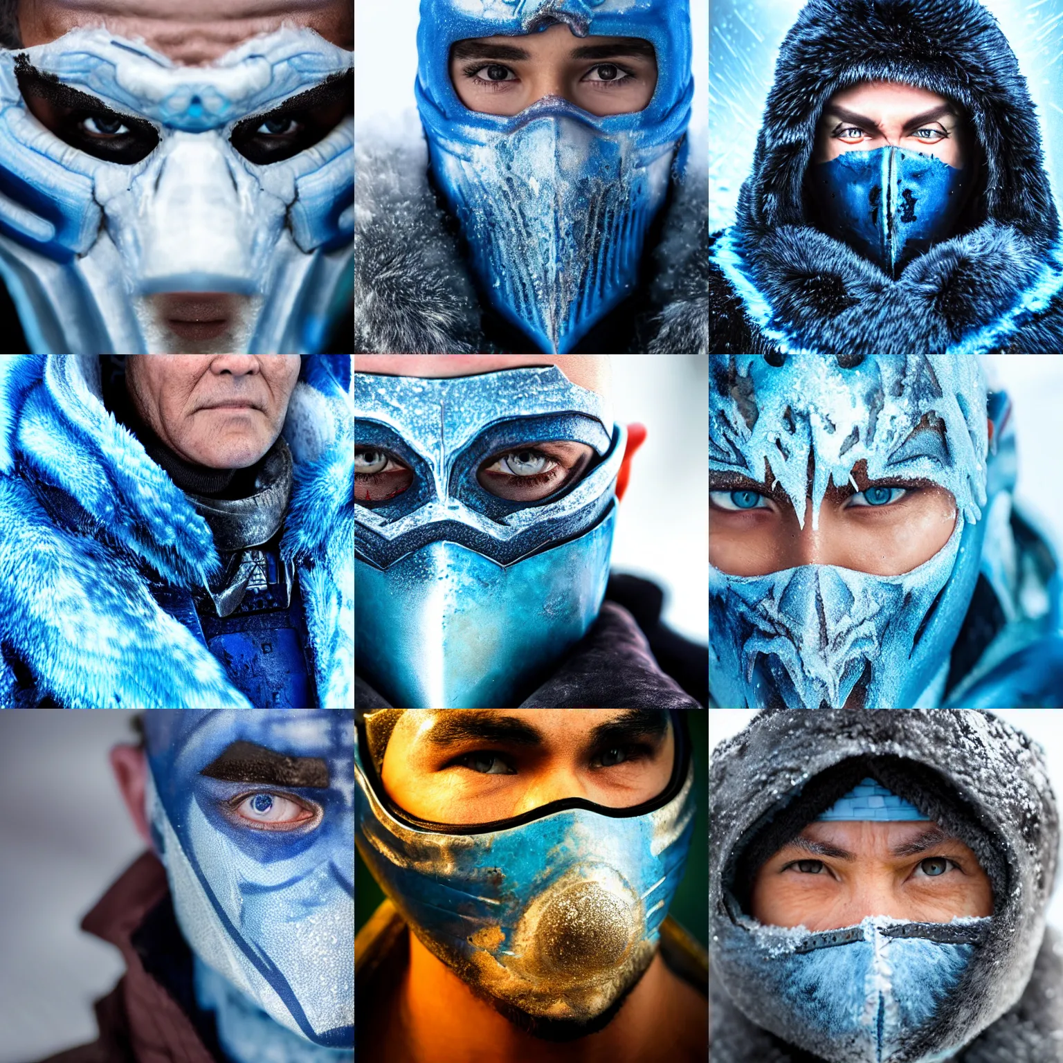 a closeup portrait photo of a real sub-zero | Stable Diffusion | OpenArt