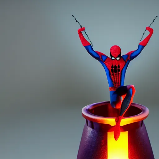 4 k cgi render of a gothic spider - man climbing up a | Stable ...