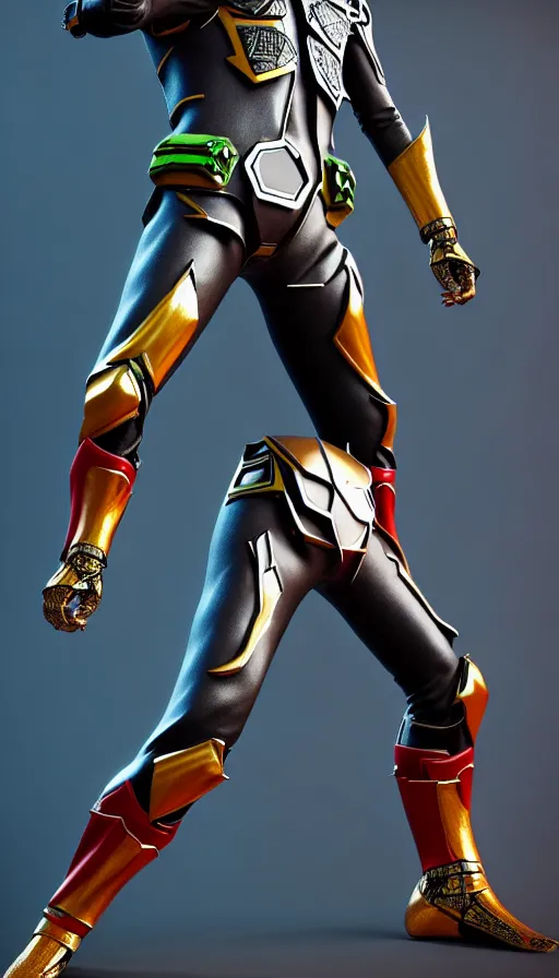 full body portrait of kamen rider big belt hero action | Stable Diffusion