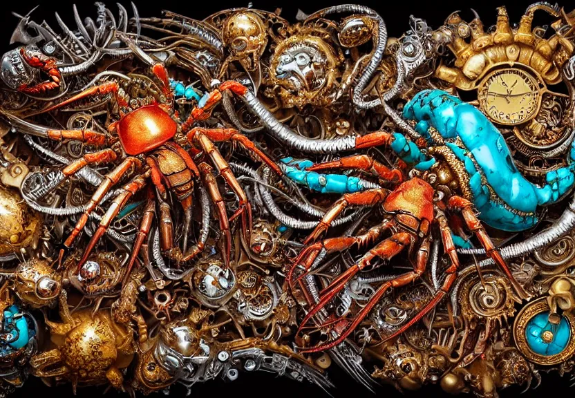 complexity. insane detail. an opulent banquet of food | Stable ...