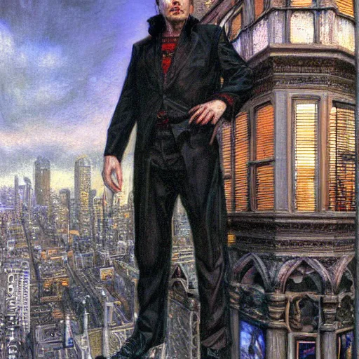 portrait of an urban vampire, by donato giancola and | Stable Diffusion