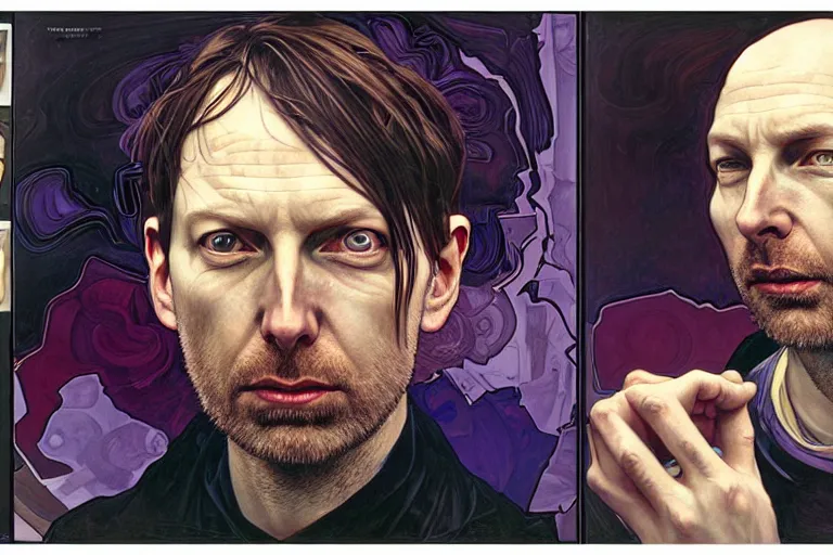 hyper realistic portrait of radiohead paranoid | Stable Diffusion | OpenArt