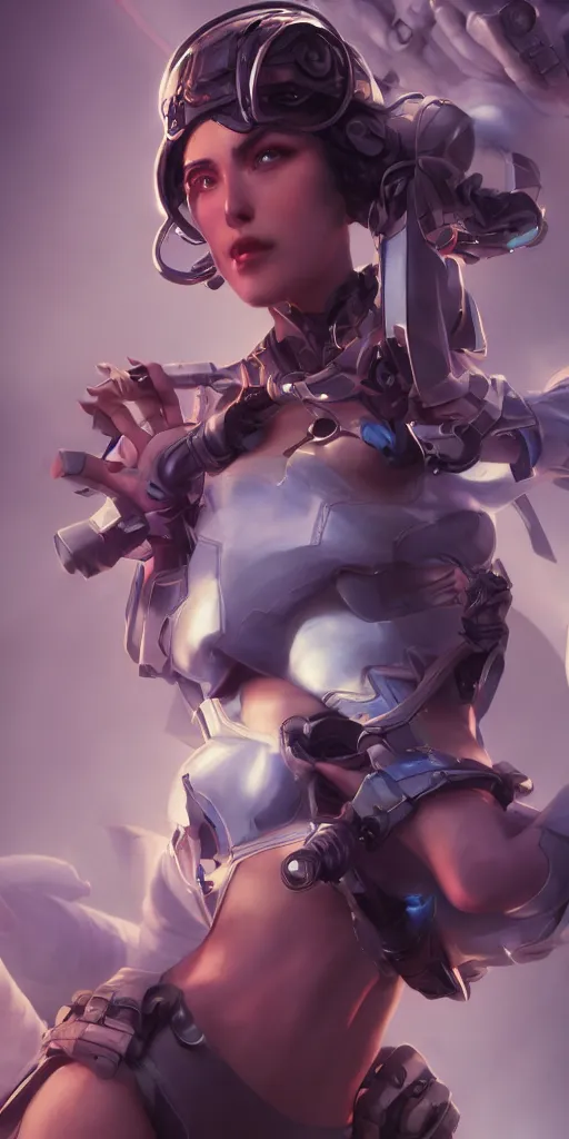 tech goddess in the style of arcane riot games by | Stable Diffusion | OpenArt