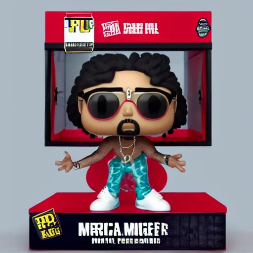 funko pop of rap group migos, product shot, macro, | Stable Diffusion ...