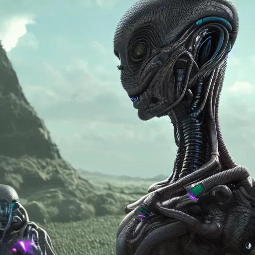 An advanced alien species tending to their human farm. | Stable ...