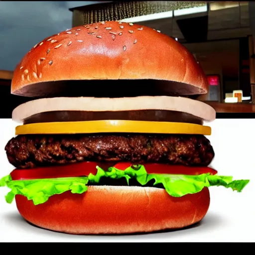 the new jeffrey epstein burger at mcdonalds | Stable Diffusion