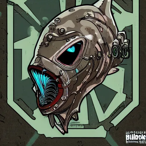 biopunk shark mask link from fallout : new vegas, | Stable Diffusion ...