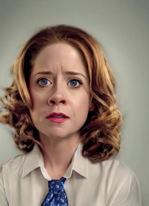 hyperrealist portrait of jenna fischer as pam | Stable Diffusion | OpenArt