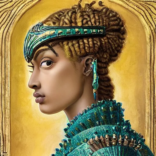 intricate detail, hyper detail, nefertiti, african | Stable Diffusion ...