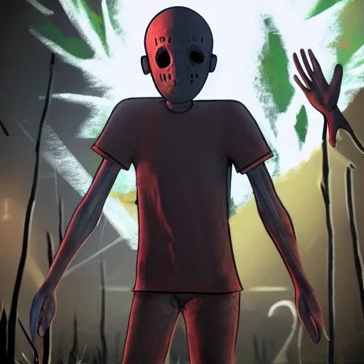 baldi's basics in dead by daylight | Stable Diffusion | OpenArt