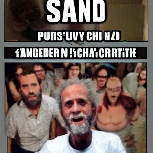 sane man in a psych ward surrounded by crazy people | Stable Diffusion ...