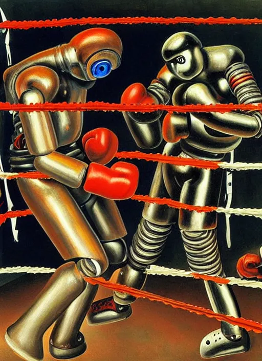 scene from robot boxing match, highly detailed, | Stable Diffusion | OpenArt