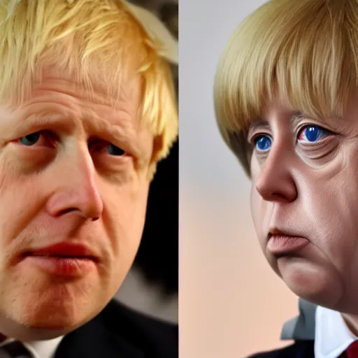 boris johnson in anime cosplay with unhappy looking | Stable Diffusion ...