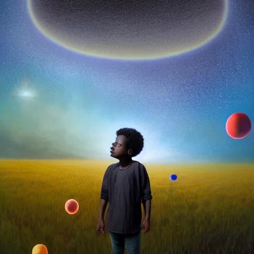 AN 8K RESOLUTION MATTE PAINTING OF A BLACK BOY IN A | Stable Diffusion ...