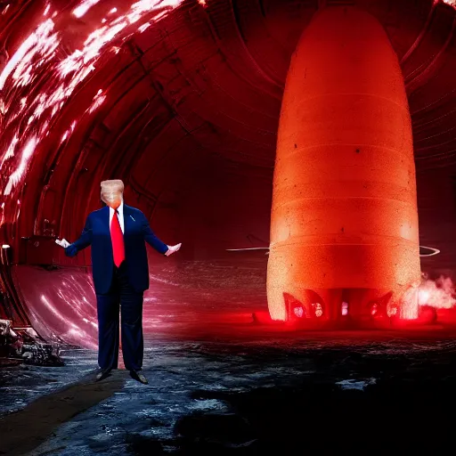cinematic shot of donald trump standing in front of a | Stable ...