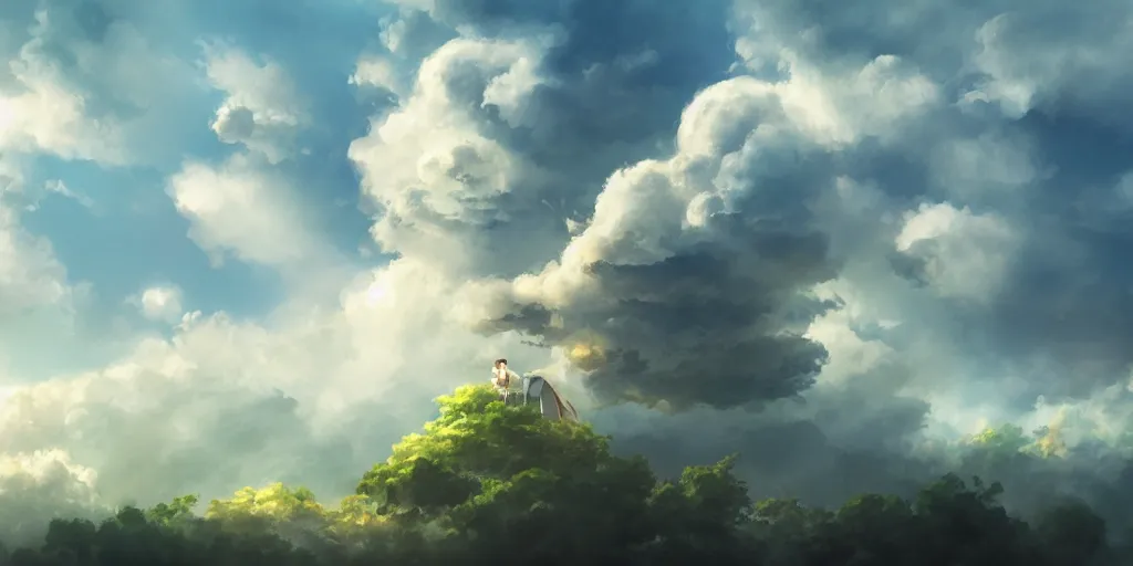 a cloud, cinematic angle, studio Ghibli, volumetric | Stable Diffusion | OpenArt