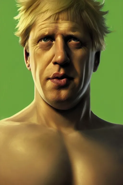 Boris Johnson as green bodybuilder, Boris Johnson | Stable Diffusion ...