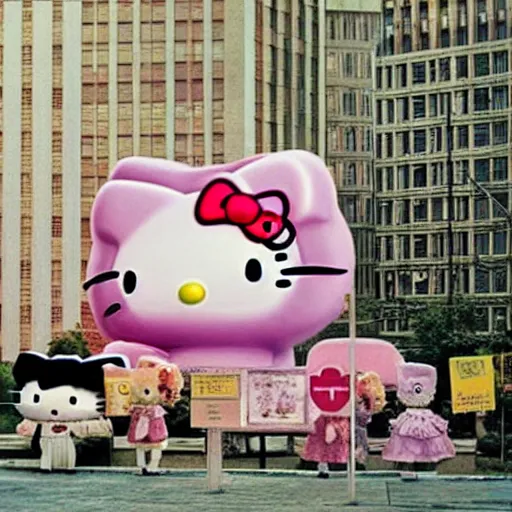 Hello Kitty, artwork by Gregory Crewdson, | Stable Diffusion | OpenArt