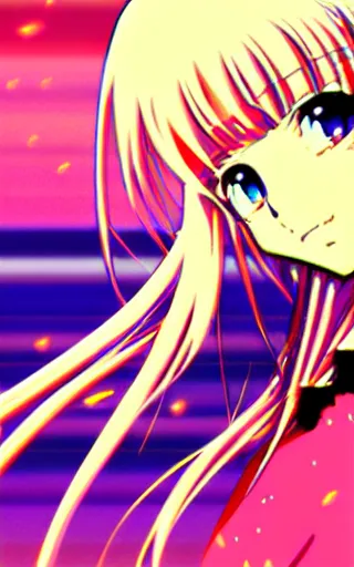 an retro anime image, key generator for music plugin, | Stable ...