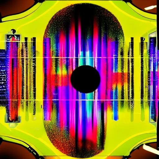 Music visualized as color | Stable Diffusion