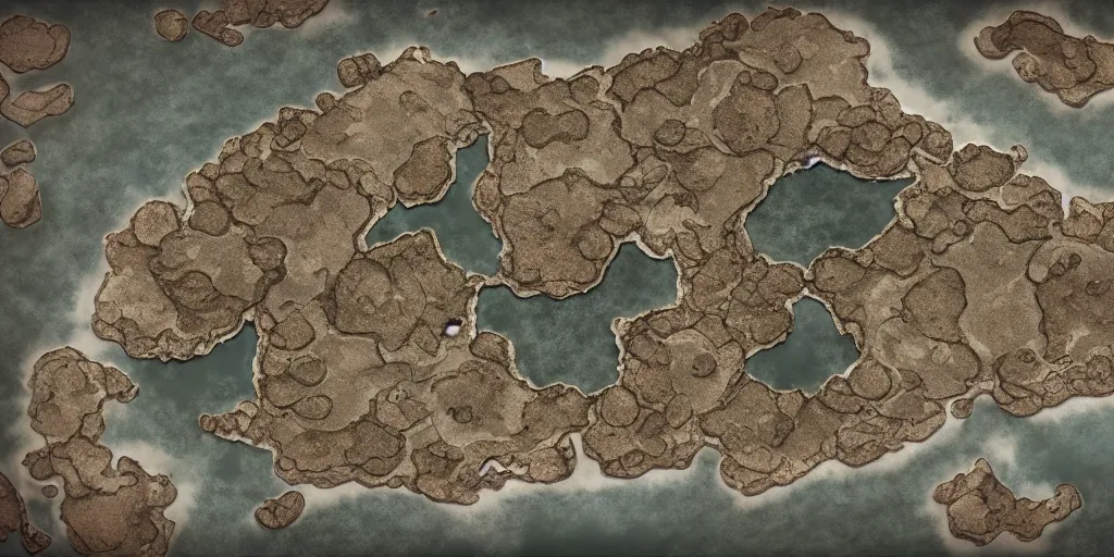 a salt covered island, gridless tabletop roleplaying | Stable Diffusion ...