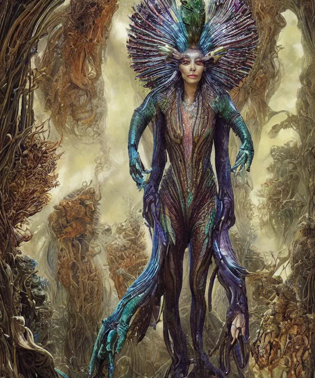 a portrait photograph cate blanchet as a strong alien | Stable ...