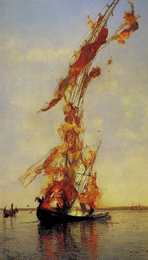 tall scene of a traditional russian belyana catches | Stable Diffusion