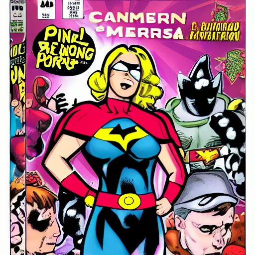 comic book cover for the Central Pork Superheroes, | Stable Diffusion ...