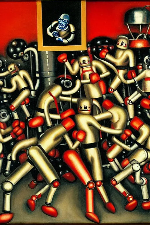 scene from robot boxing match, highly detailed, | Stable Diffusion | OpenArt