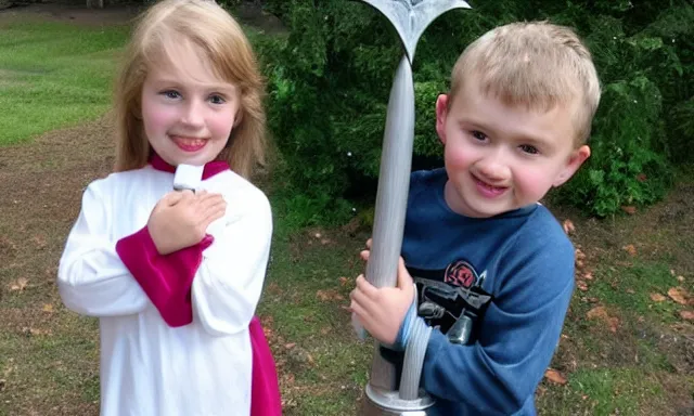 child proud of medieval Morningstar mace | Stable Diffusion | OpenArt