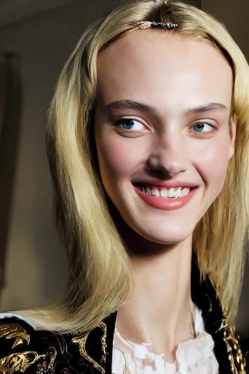 A beautiful portrait of Daria Strokous smiling as | Stable Diffusion ...