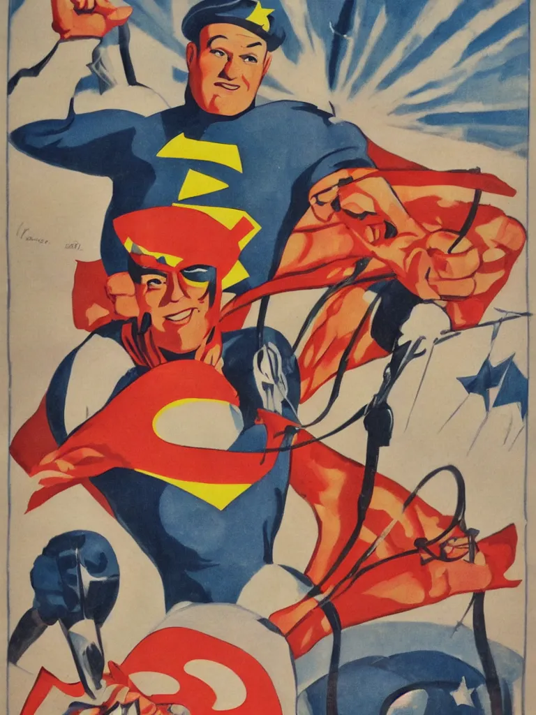 1930s poster painting, super hero captain milk | Stable Diffusion | OpenArt