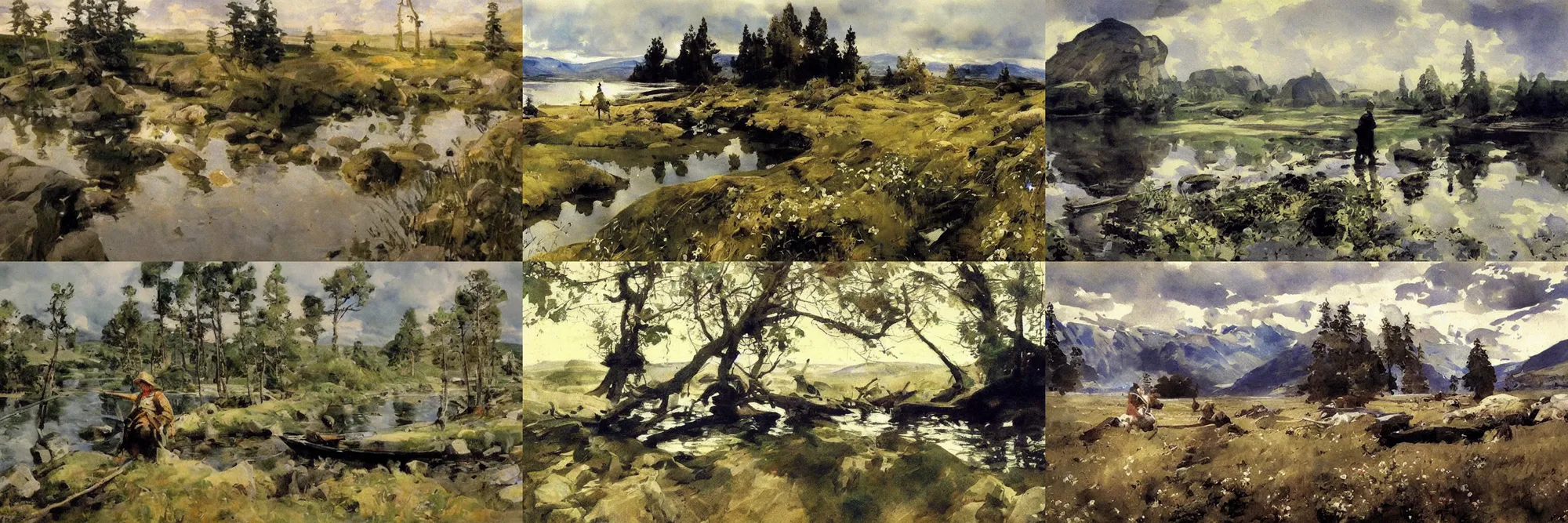 epic landscape by Anders zorn | Stable Diffusion