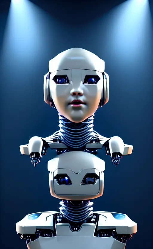 a robotic girl about to self destruct in water | Stable Diffusion | OpenArt