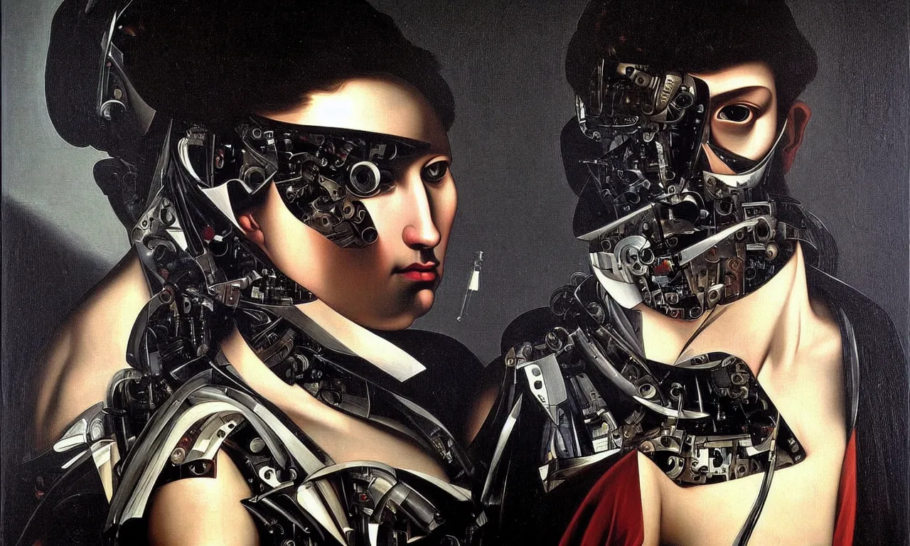 a beautiful cyborg made of ceremonial love maske | Stable Diffusion ...