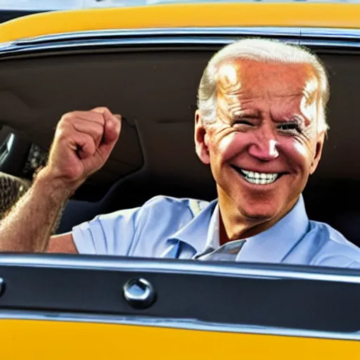Joe Biden driving in a Ford Pinto, 8k, high | Stable Diffusion | OpenArt