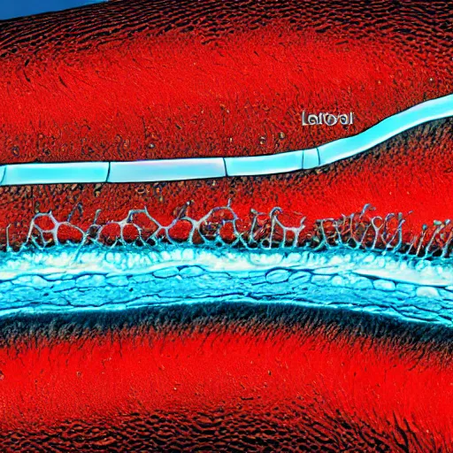 tunneling electron microscope image of mitochondria. | Stable Diffusion ...