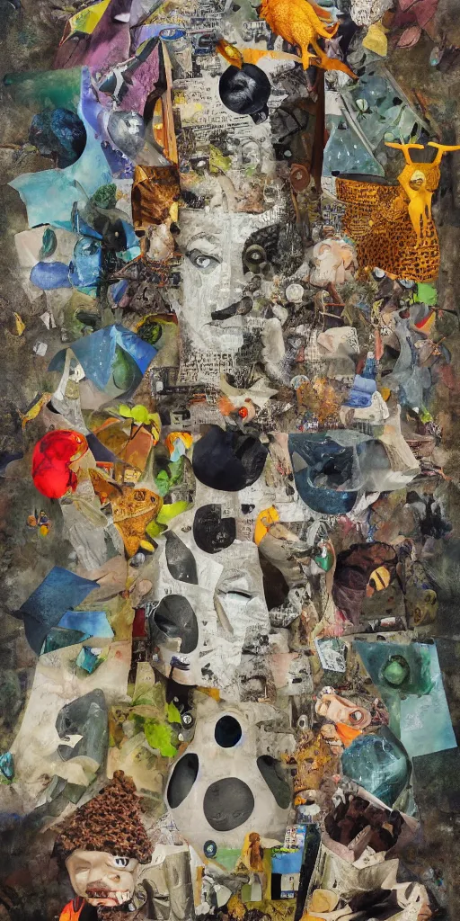 rendered in blender artistic depiction of all life | Stable Diffusion ...