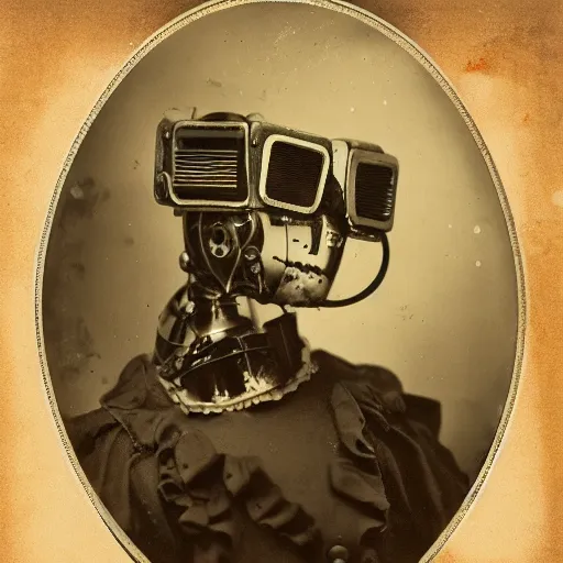 portraits of an anthropomorphic steampunk robot maid | Stable Diffusion | OpenArt