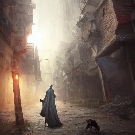 epic portrait An traveller with a long ripped cape | Stable Diffusion ...